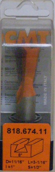 CMT Carbide Tipped Dovetail Router Bits - Mike's Tools